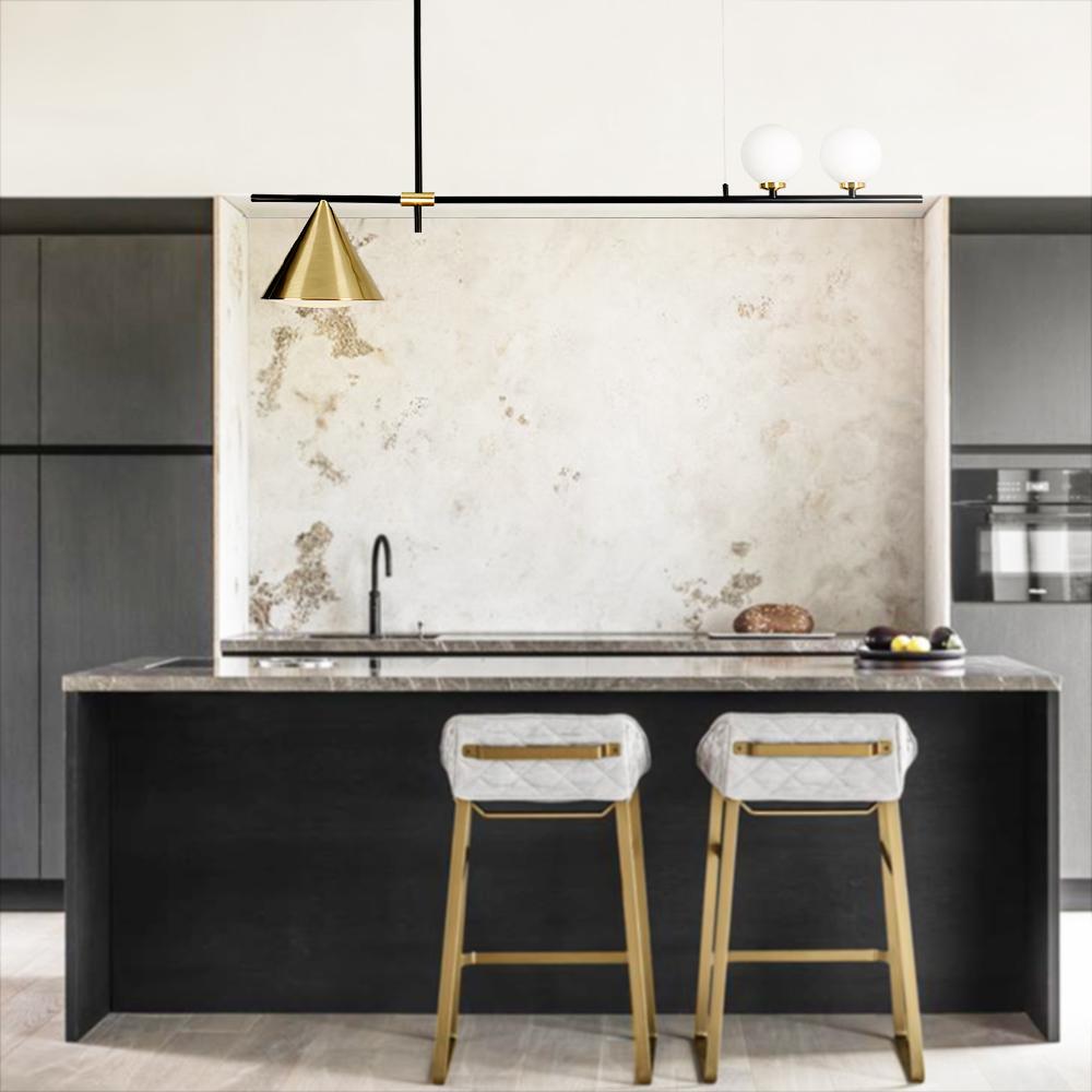 3-light Kitchen Linear Island Lighting
