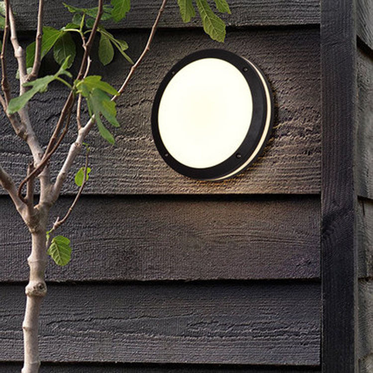 Modern Minimalist Waterproof Aluminum Acrylic Circle Round LED Outdoor ...