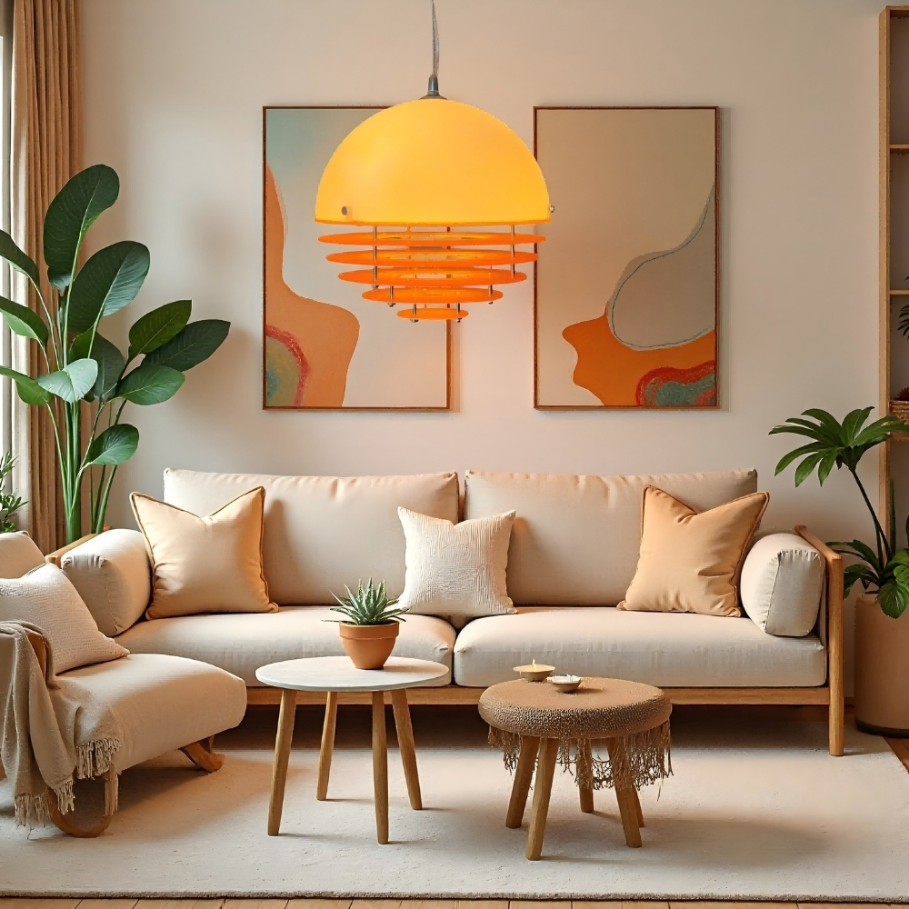 Bauhaus Sunset Lamp - Ambient Mood Lighting for Modern Interiors